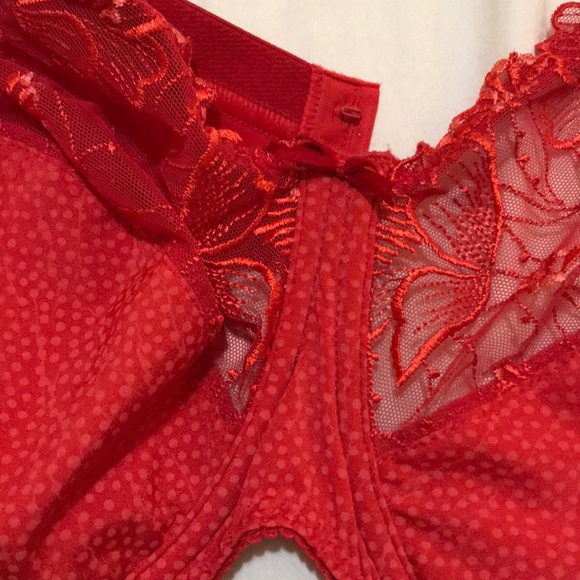 Prima Donna | Intimates & Sleepwear | Prima Donna Red Floral Lace Bra ...